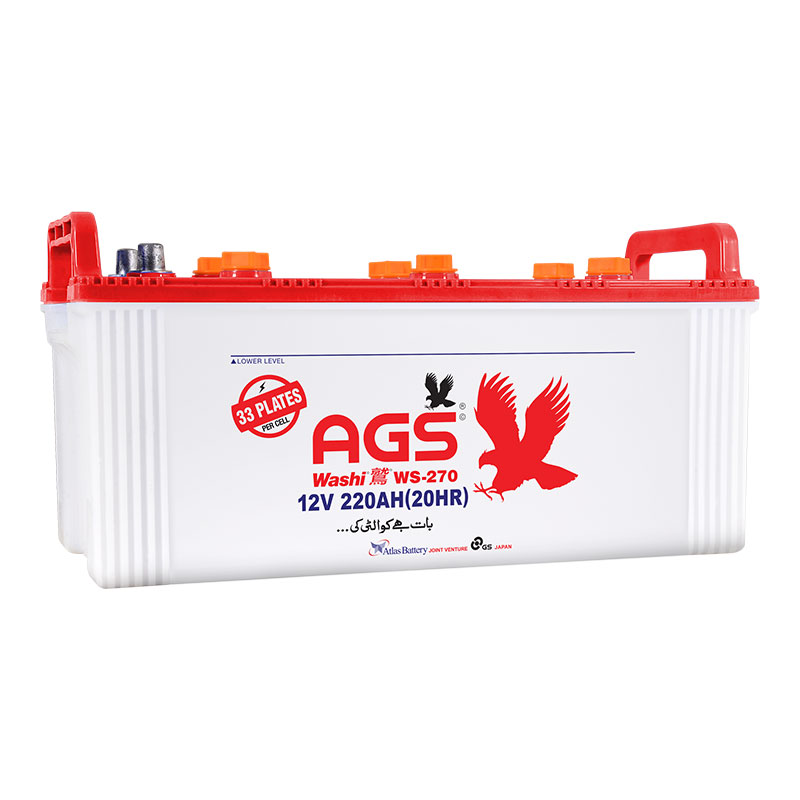 AGS WS 270 33 Plates 220 Amp Battery
